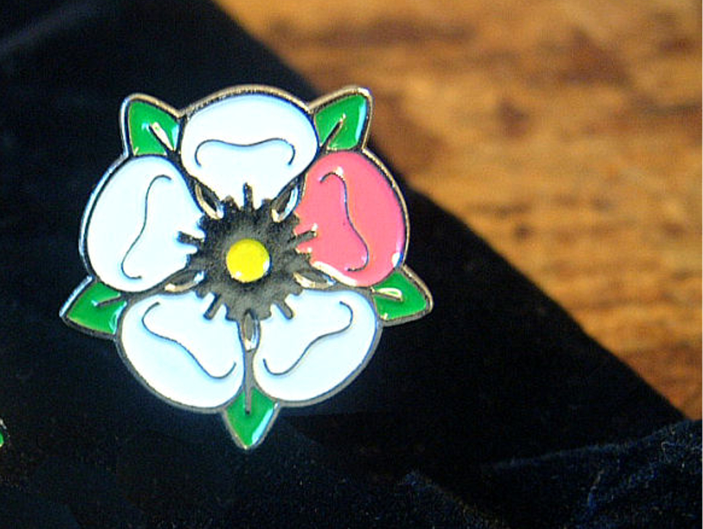 Breast Cancer Research Badge Yorkshire Rose lapel pin | Yorkshire ...